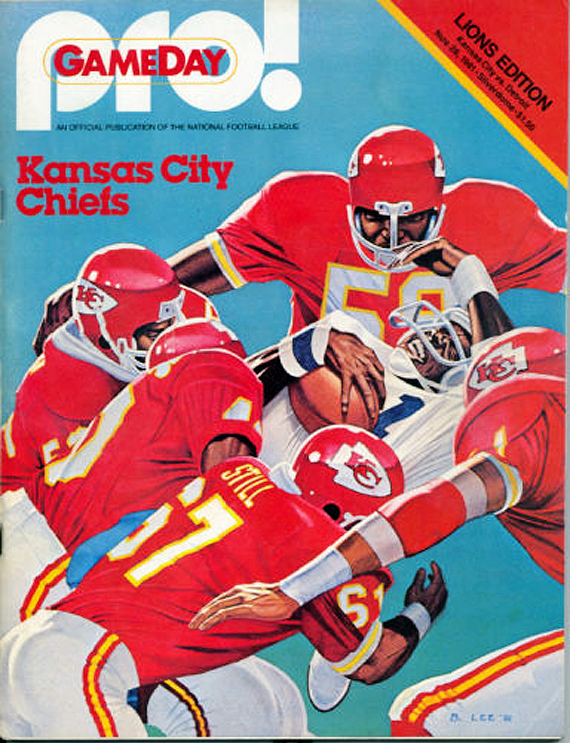 Pro Football Journal Presents: NFL Art: 1981 NFL Game Program Art