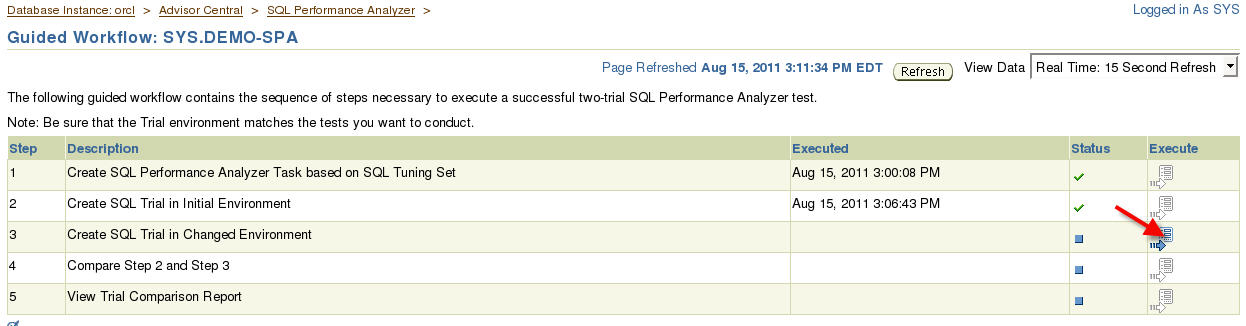 Magic World of Oracle: SQL Performance Analyzer ile SQL komutlarının ...