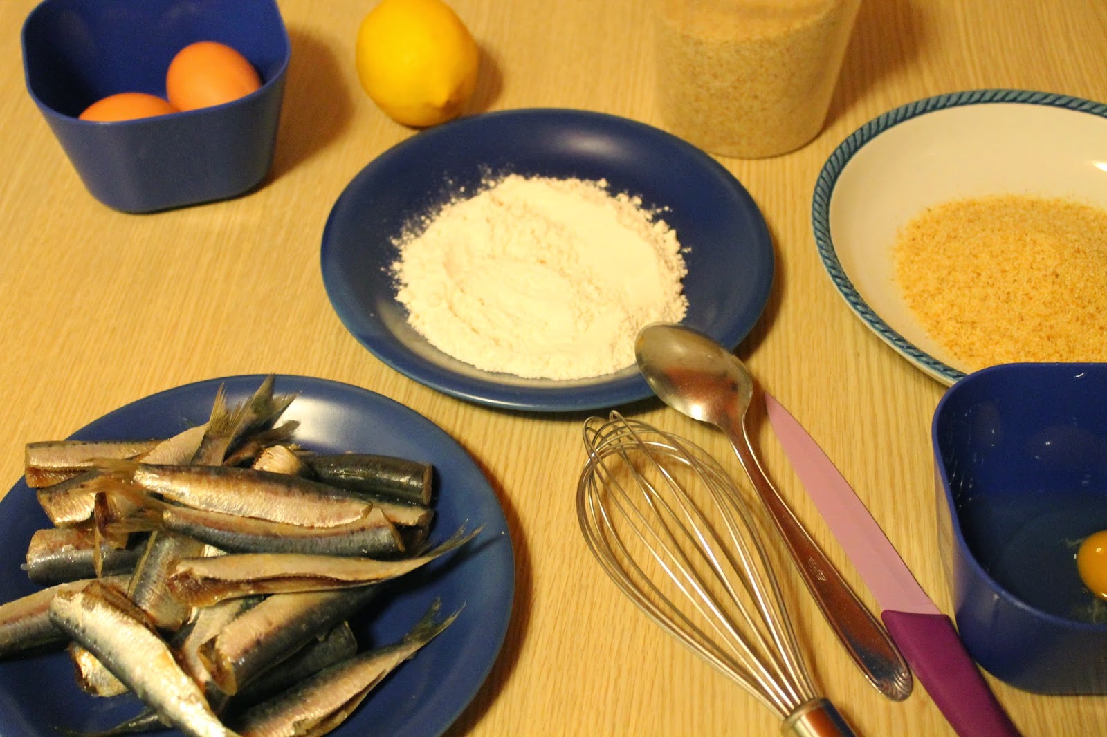 Sardegna un Mare di Gusto: SARDE IMPANATE E FRITTE