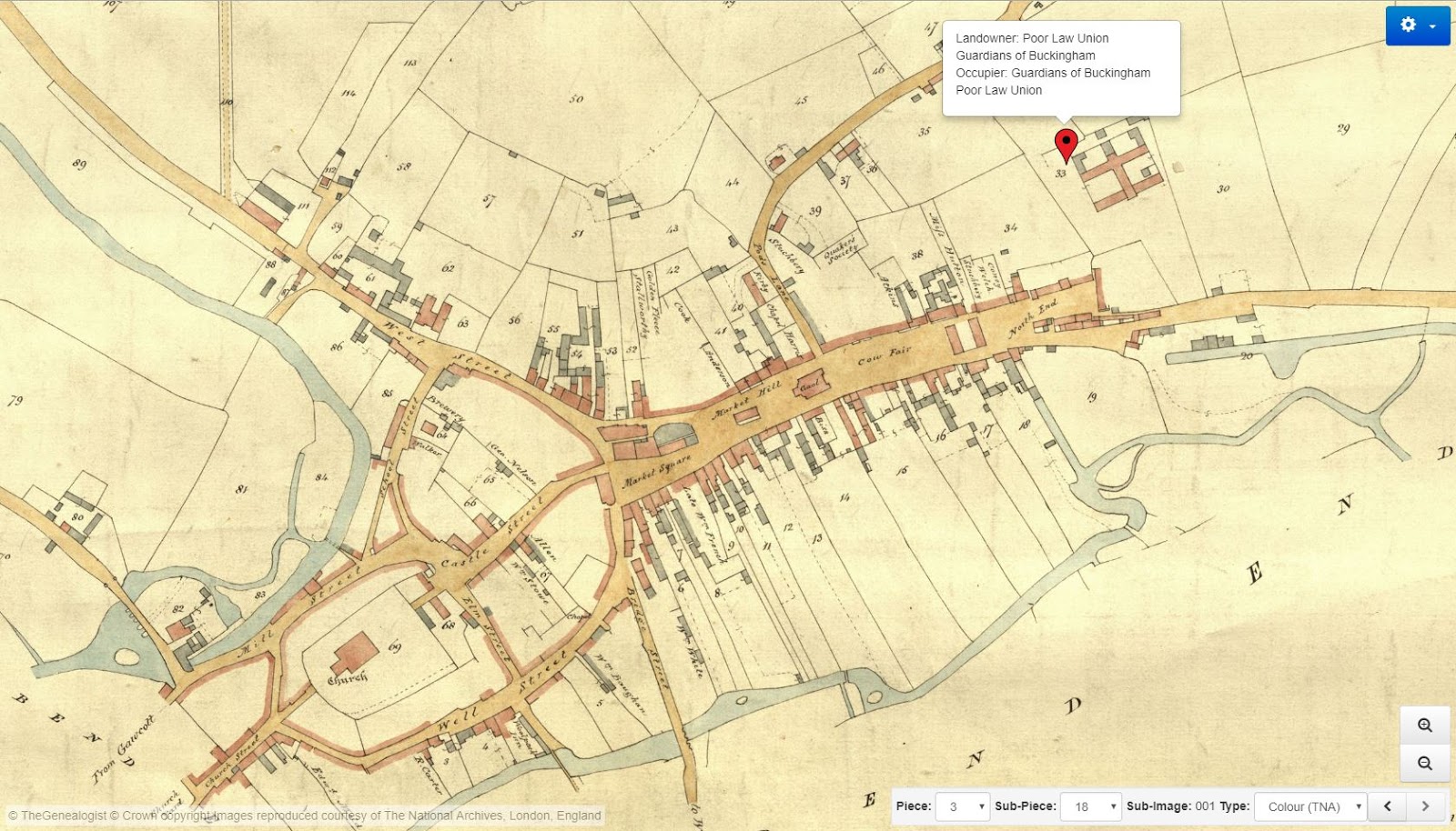 The GENES Blog: Colour Tithe Maps for Buckinghamshire added to ...