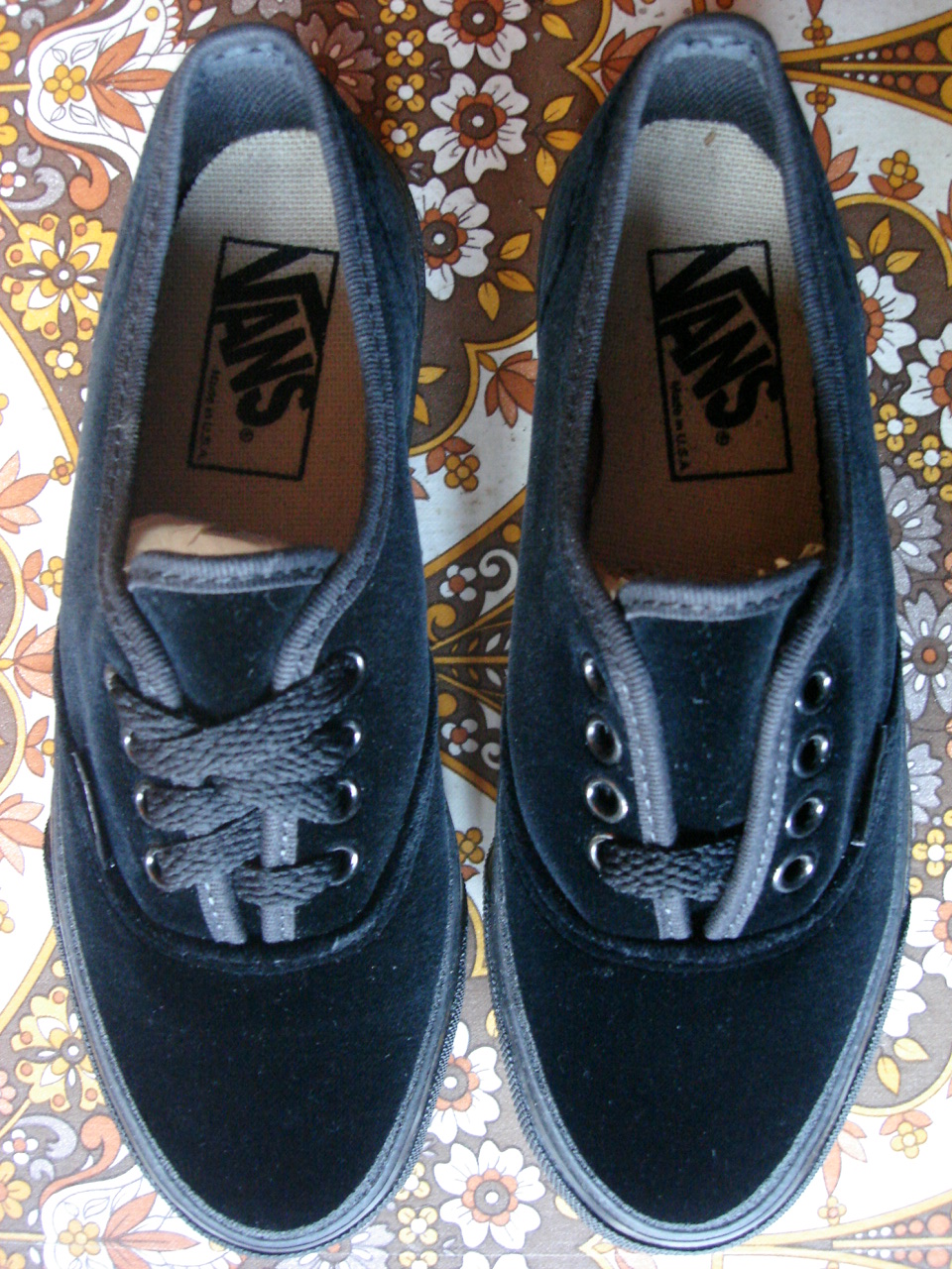 theothersideofthepillow: vintage VANS style #44 authentic US3 black ...