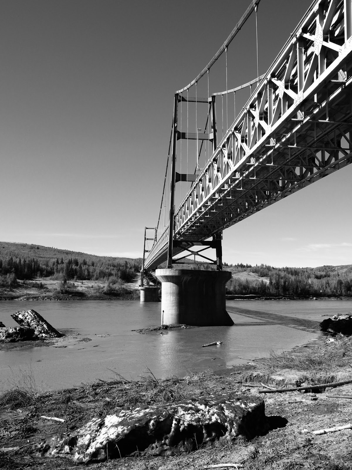 The view from here: Dunvegan Bridge