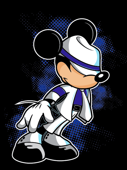 Patrick The Artist: Mickey Mouse King of Pop