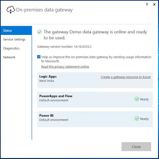 Installing and Configuring On Premises Data Gateway - By adding user to ...