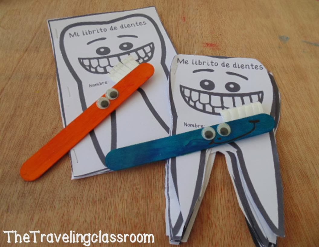 The Traveling Classroom: My Tooth Book - Mi librito de dientes - having ...