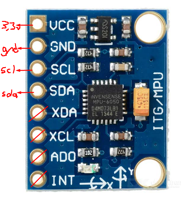 Electrical-Electronics Engineering Blog: MPU6050 Controlling LEDs