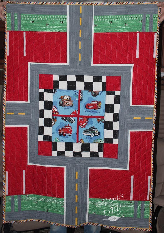 Plain Stitches: Cars Quilt