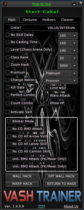 VASH TRAINER FOR FREE - CABAL ( PH )