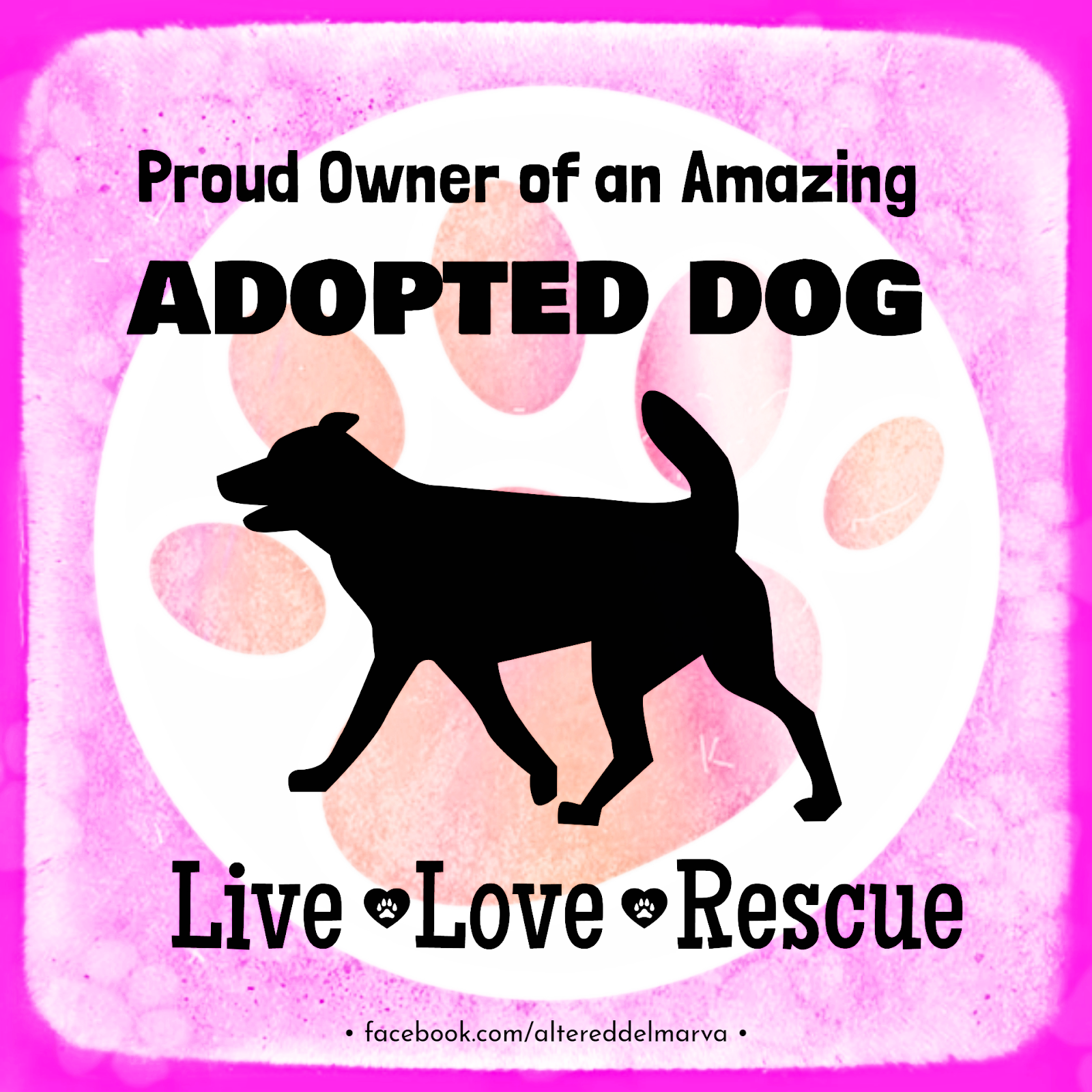 Altered Delmarva: "Live, Love, Rescue" | Images & Graphics Promoting ...