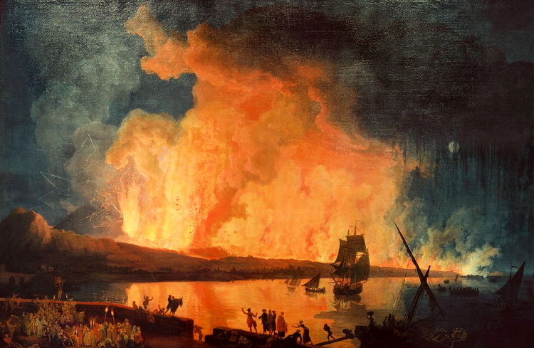 Gods and Foolish Grandeur: Eruption - paintings of Vesuvius by Pierre ...