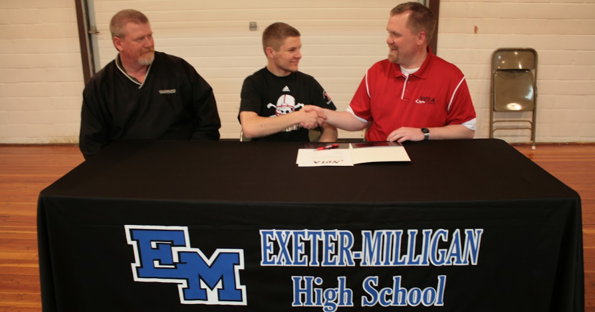 Village of Exeter: Soukup signs with University of Nebraska College of ...