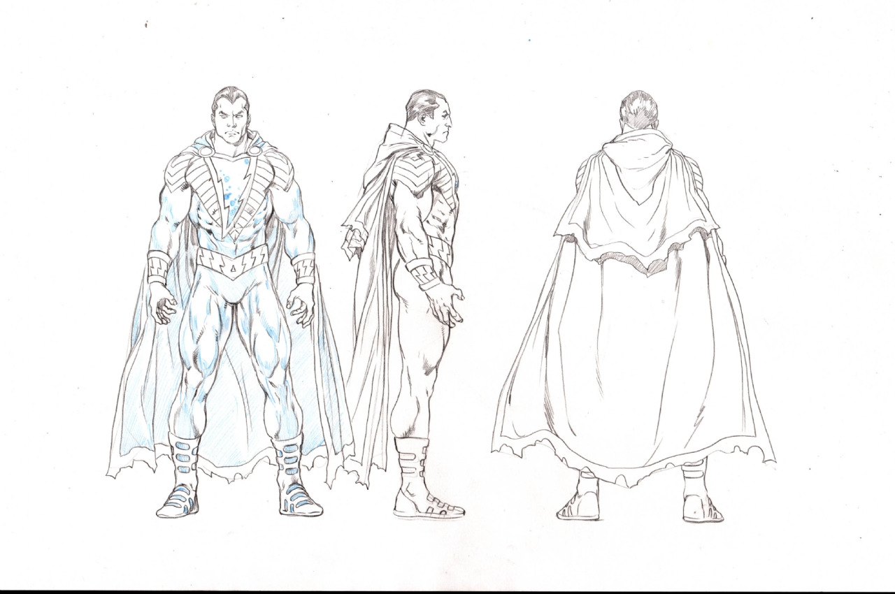 The Dork Review: DC Icon Action Figure Model Sheets by Ivan Reis