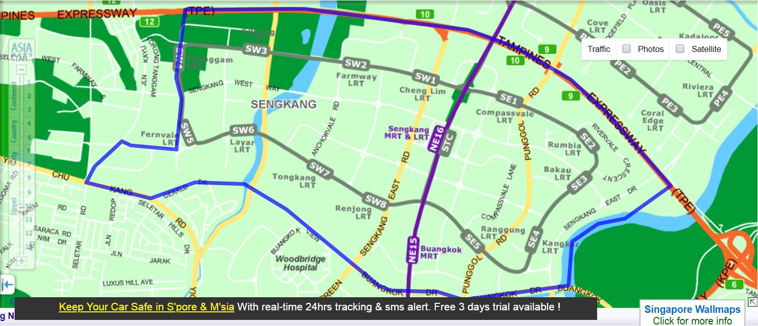 Daniel Choy: Sengkang Town Map