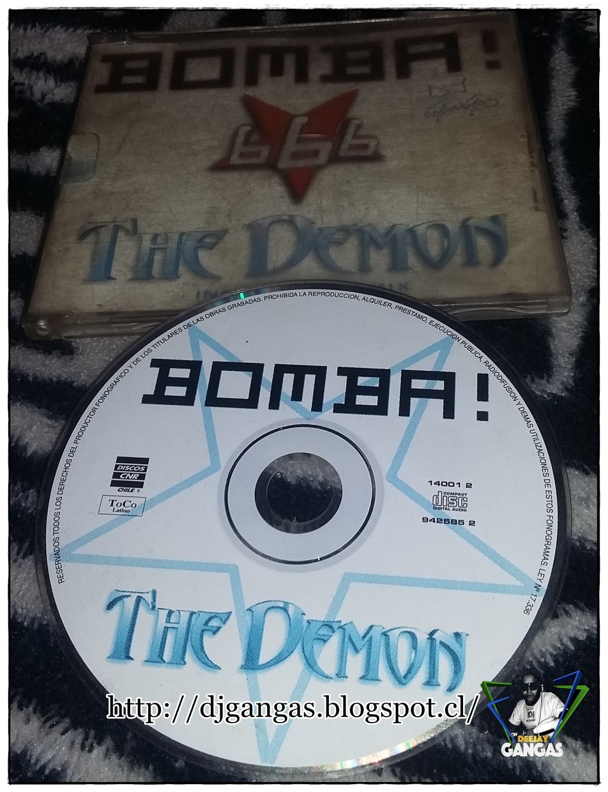 DJ GANGAS: 666 - Bomba CD Maxi-Single (1999) ,Wav