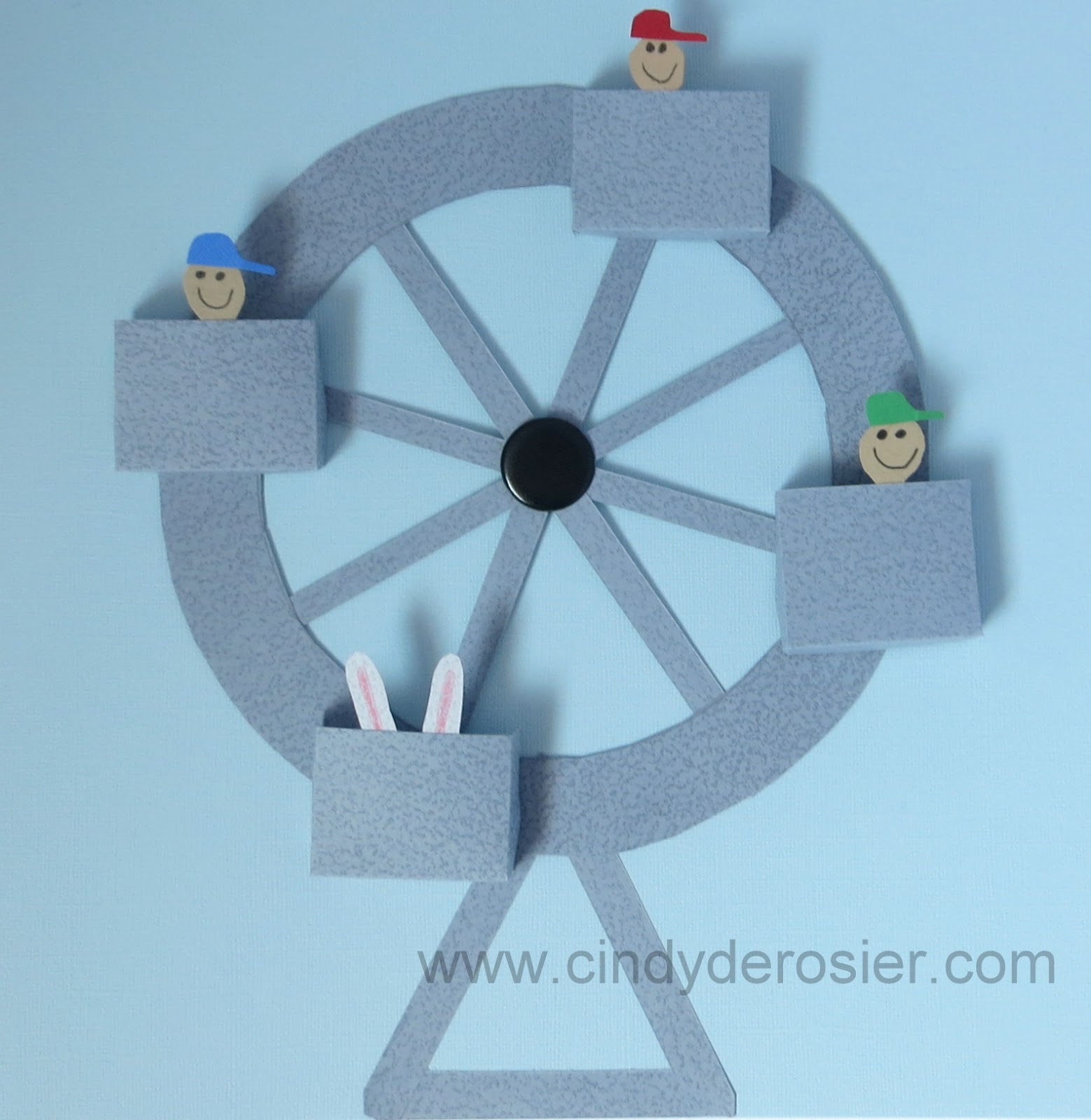 Cindy deRosier: My Creative Life: Project CAT - Challenge #7: Ferris Wheel