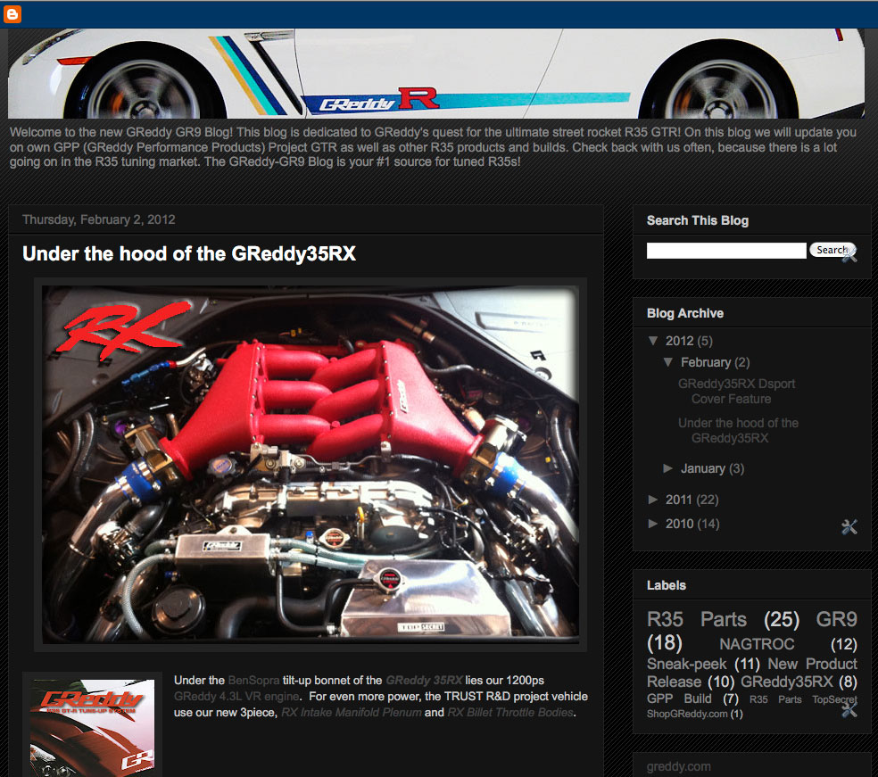 Welcome to the official GReddy USA blog: Stay Connected with GReddy