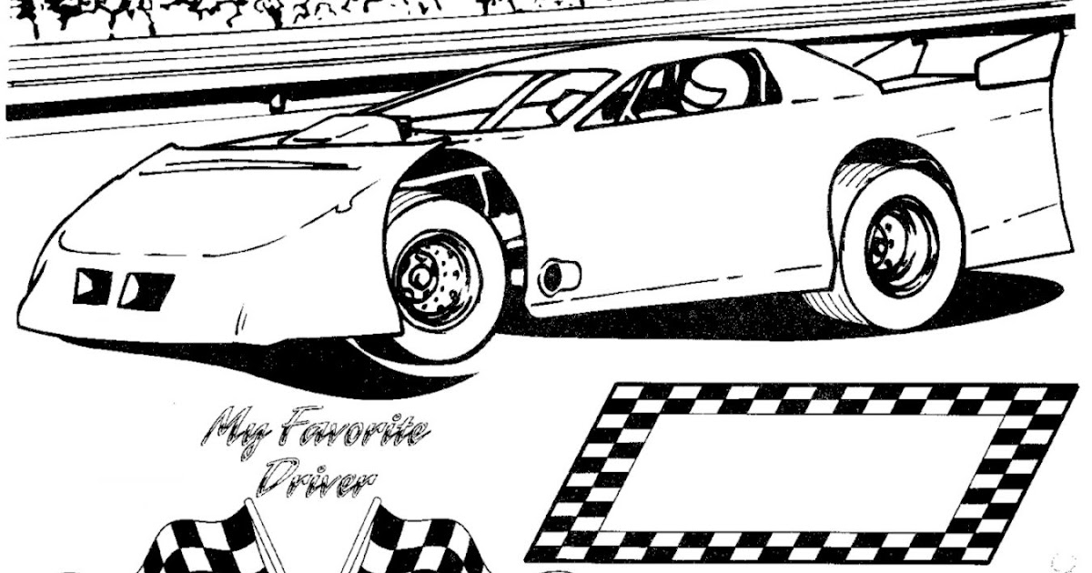 Dirt Track Race Car Drawing | Wallpapers Gallery