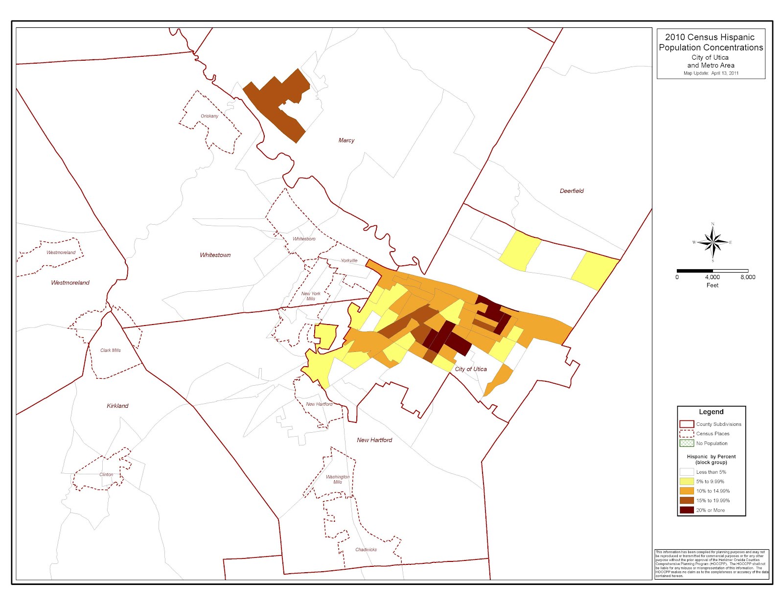 Herkimer and Oneida Counties Census Data Affiliate: Utica and Rome ...