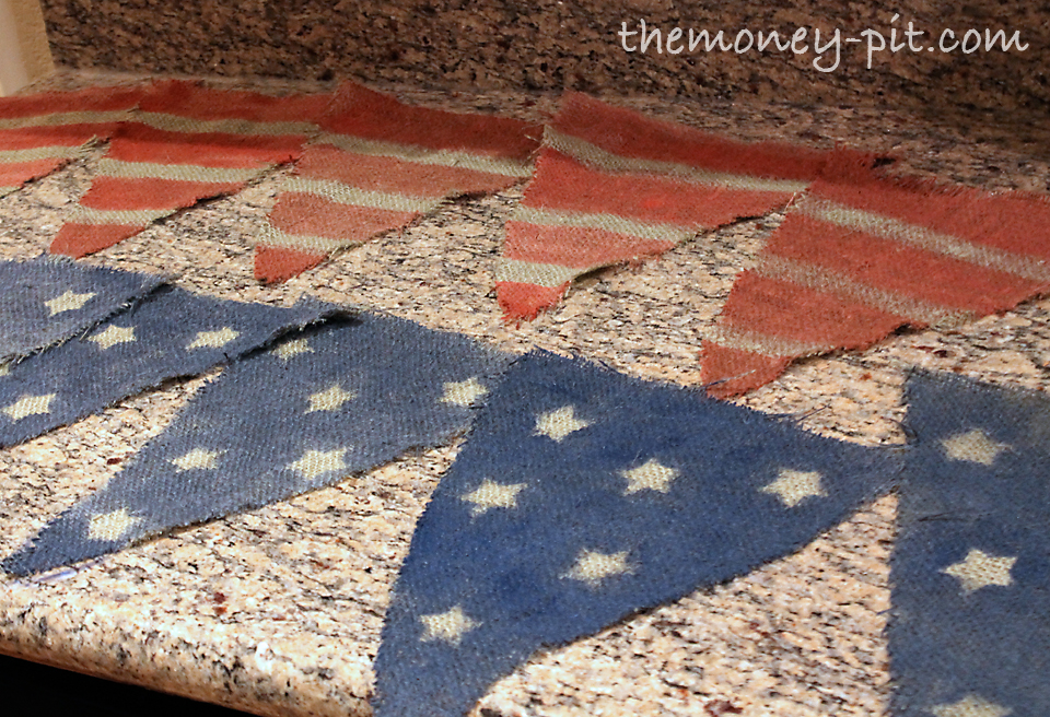 I laid them all out on my counter to dry overnight: