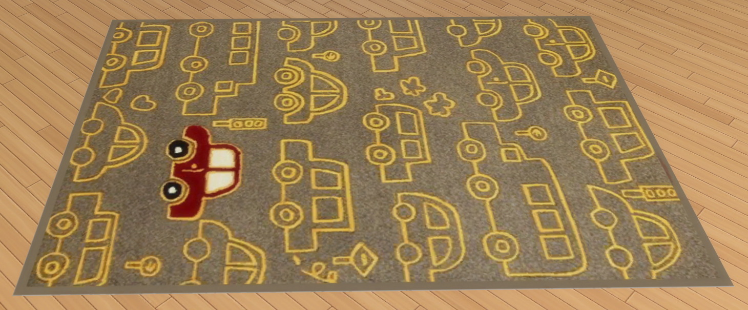 Kids Rugs. Sims 4 Custom Content.