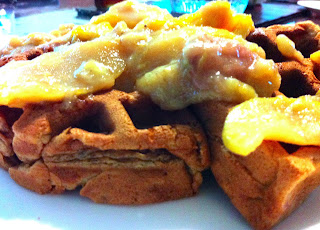 FatConsciousFoodie: BREAKFAST: Chapati/Whole Wheat Flour Waffles with ...