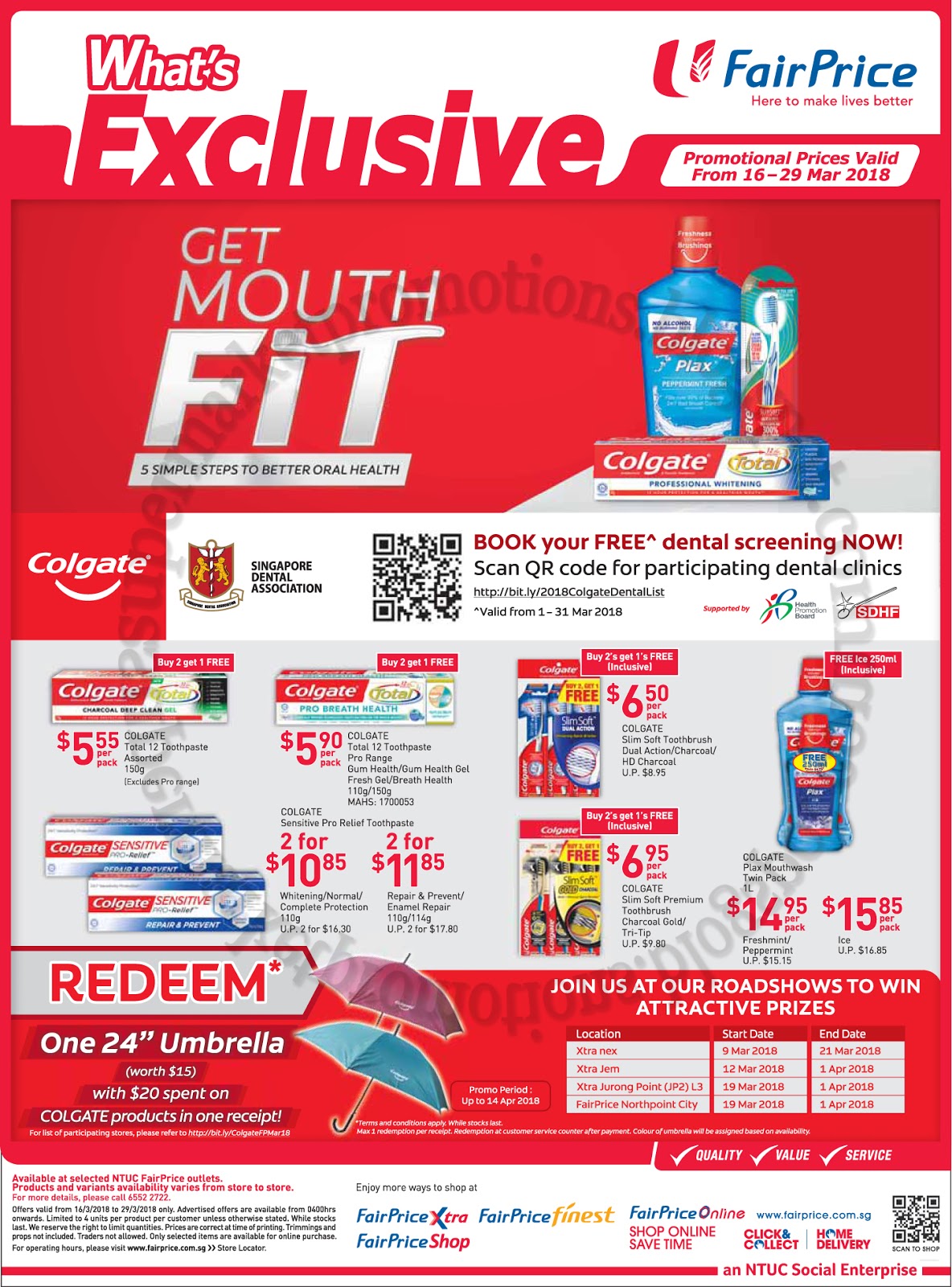 NTUC FairPrice Colgate Promotion 16 - 29 March 2018 ~ Supermarket ...