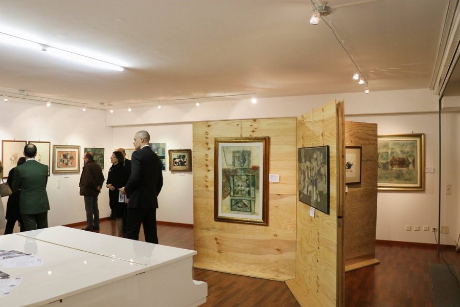 The paintings of Ibrahim Kodra exhibited in Switzerland