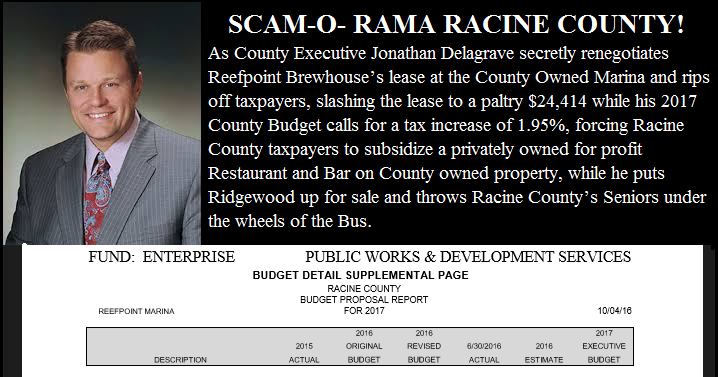 JT IRREGULARS: "SCAM O RAMA RACINE COUNTY"