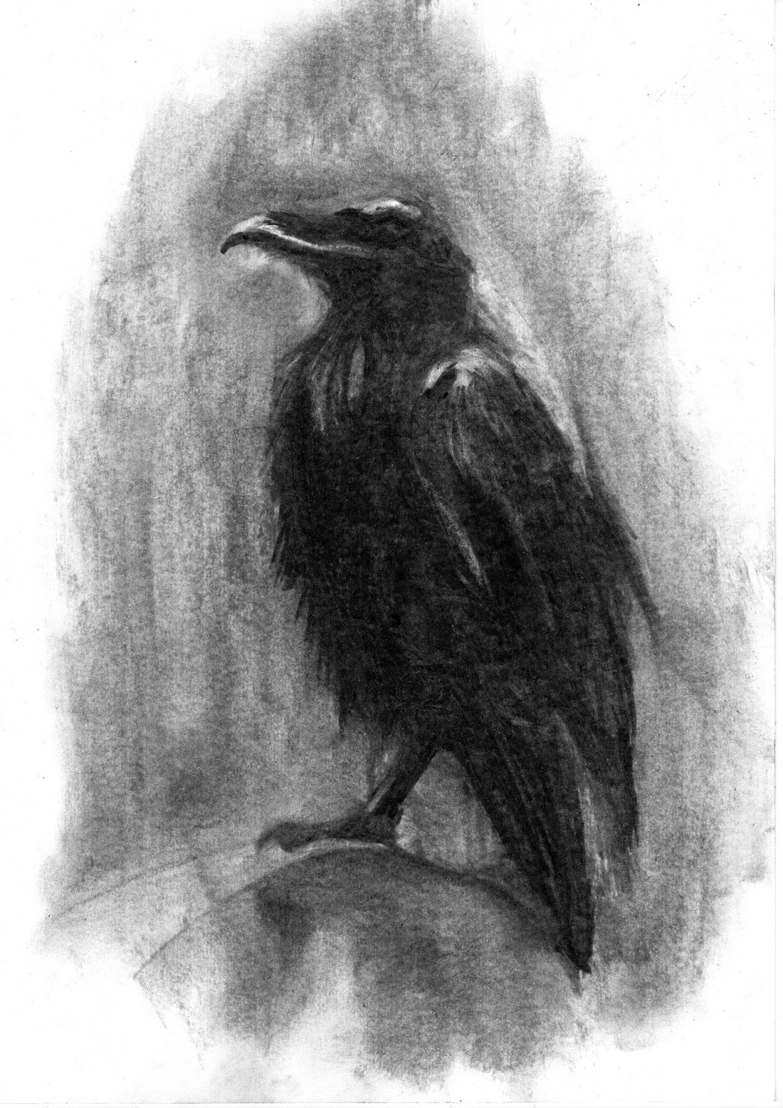 Leyendas del Abismo: Ilustración - El Cuervo