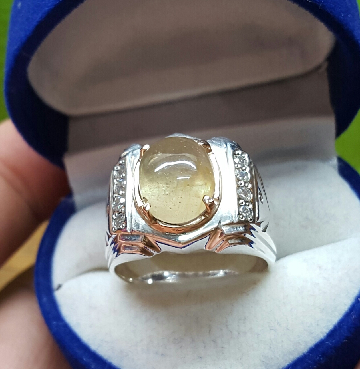 Cincin Permata Gewang: CINCIN PERAK BATU PERMATA NILAM ASLI KOD BL412 ...