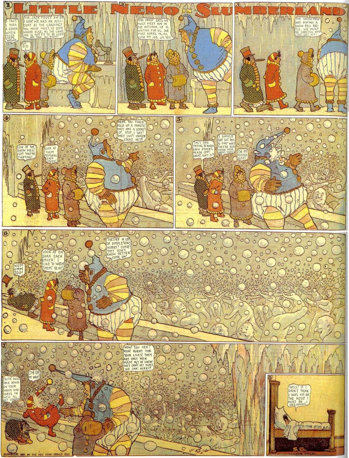 Kleefeld on Comics: The Nemo Snow Battle Circa 1907