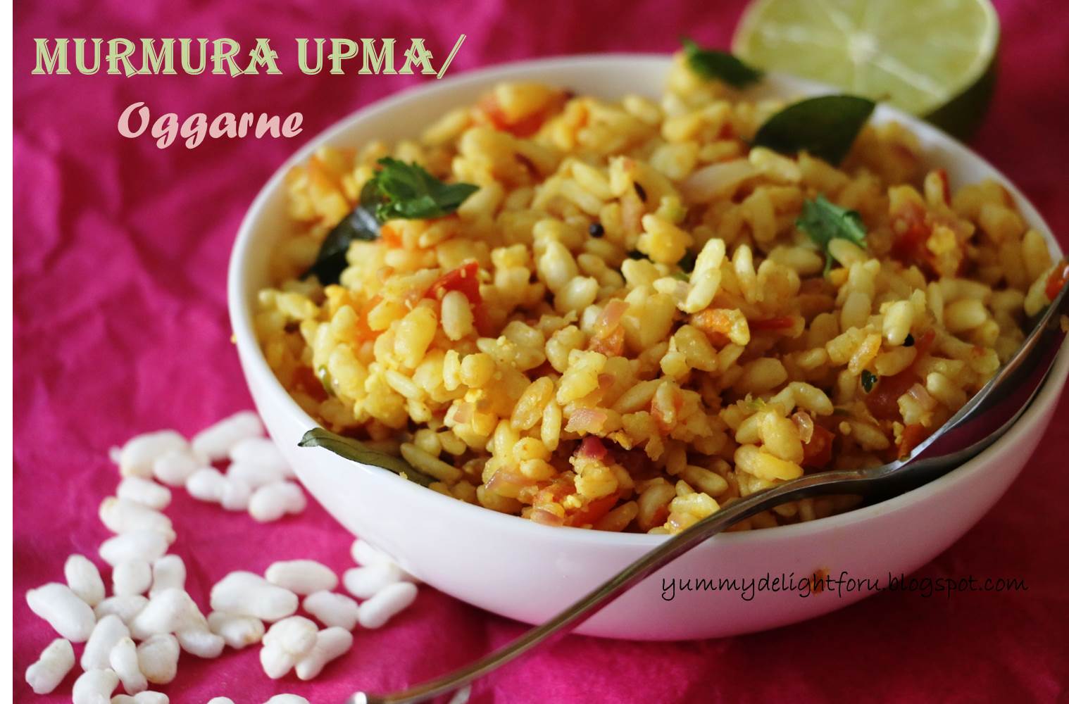 yummy delight for u: Puffed rice (Murmura) Upma/Oggarne recipe