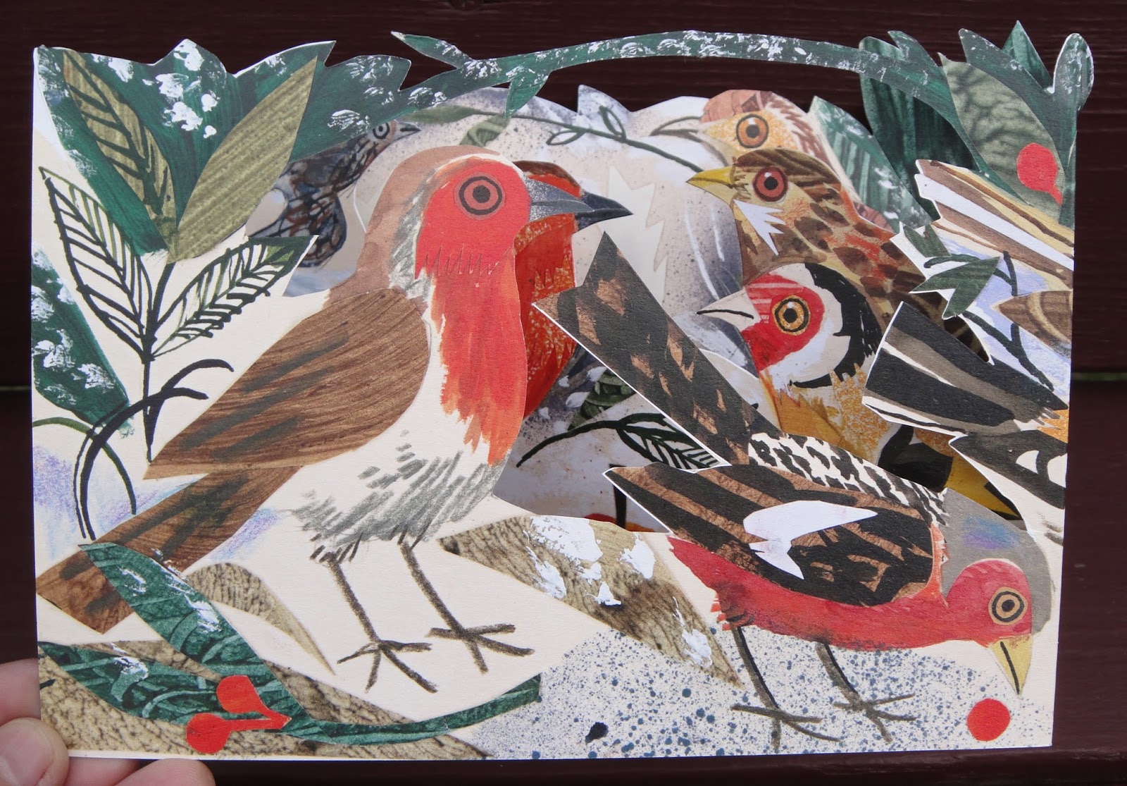 accordion publications: Mark Hearld, Winter Feast, collage, Art Angles ...
