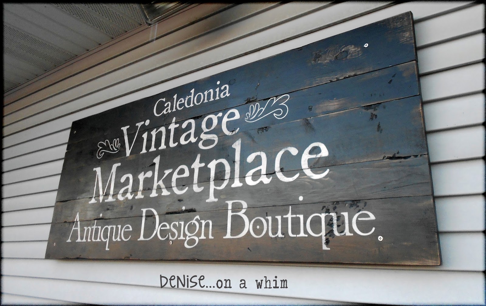 denise...on a whim: Vintage Marketplace Sign