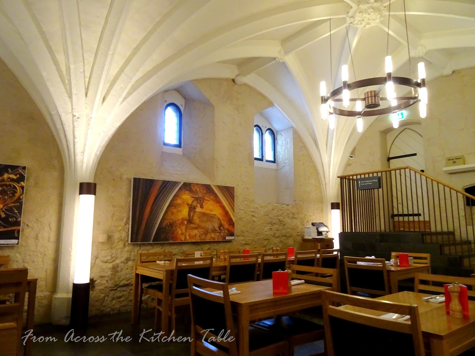 From Across the Kitchen Table: Cellarium Cafe and Westminster Abbey, London