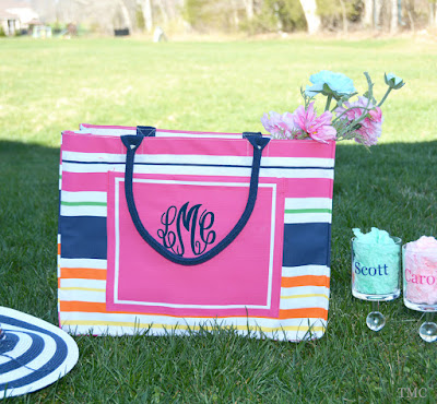 The Monogram Divas - Monogrammed Gifts: Beautiful Monogrammed Tote Bags