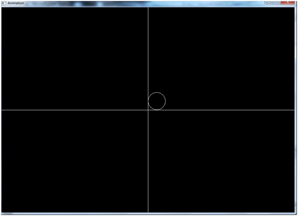 C++ program to show simple animation in Visual Studio 2008