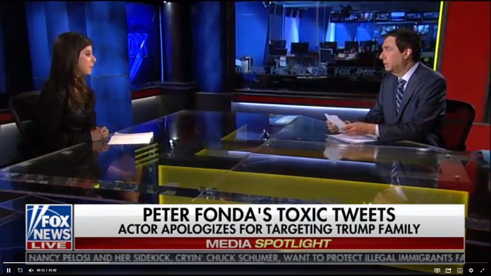 Ladies in Satin Blouses: Sara Fischer - black satin blouse