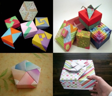Membuat box: Paper box making