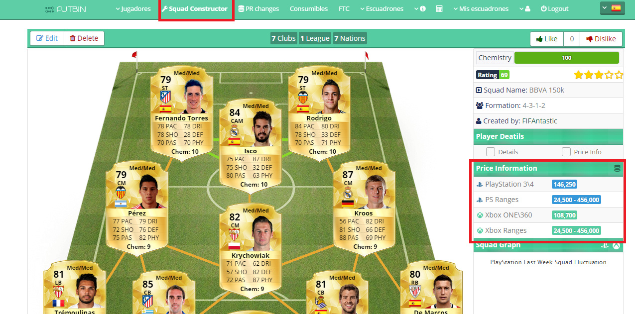 Futbin, una web para conocer el precio actual de cualquier equipo ...