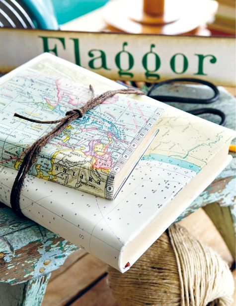 Nautical Map Decor Ideas by Anna Örnberg