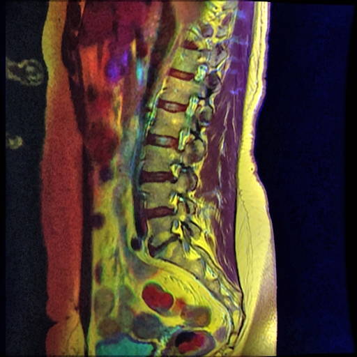 Nevit's blog: Color MRI of the Lumbar vertebrae
