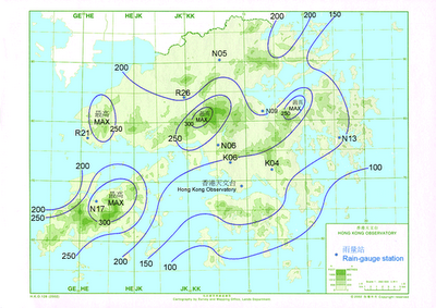 Map Analysis: Isohyets