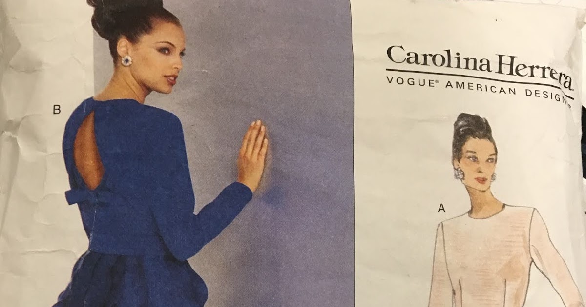 Adonising: OOP Vogue 1893 Carolina Herrera Muslin