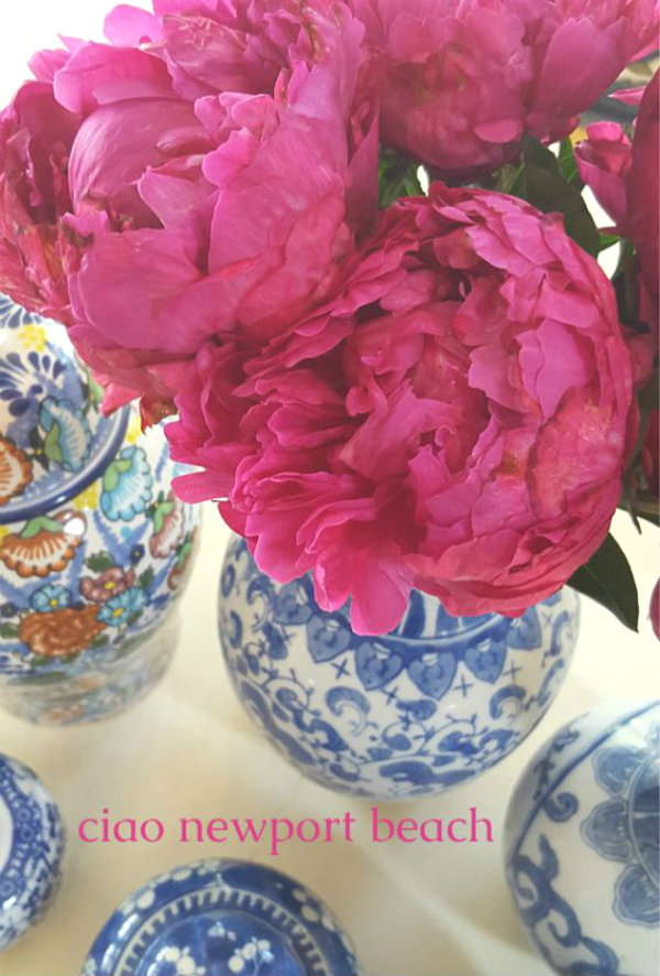 ciao! newport beach: collecting : blue and white