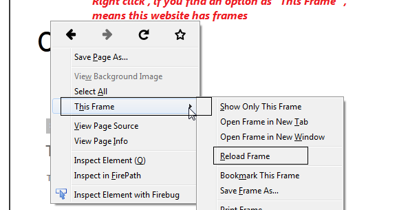 AUTOMATION IN SELENIUM WEBDRIVER: PAGE 13: FRAMES IN SELENIUM WEB DRIVER