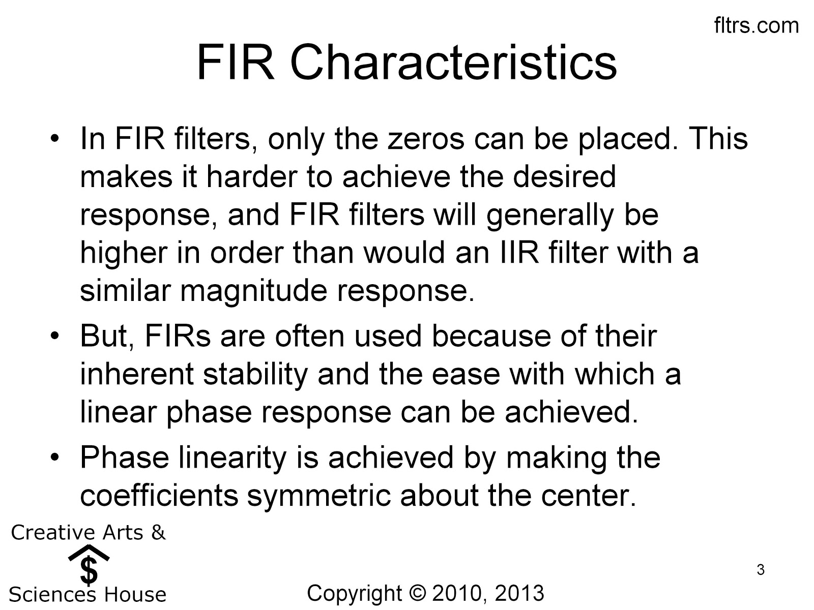 The Filterman Blog: Digital Filter University - Course VI: FIR Filters