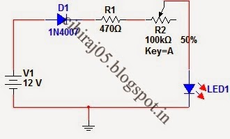 Cibiraj's Blog: LED Brightness Control using Potentiometer