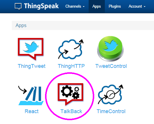 ThingSpeak TalkBack API