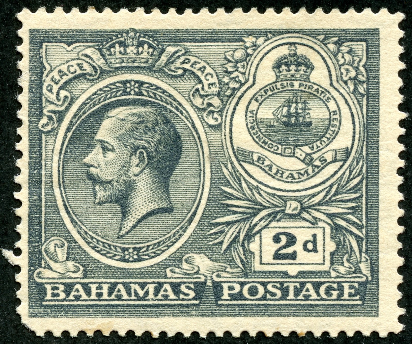 Big Blue 1840-1940: Bahamas - a closer look at the stamps and issues